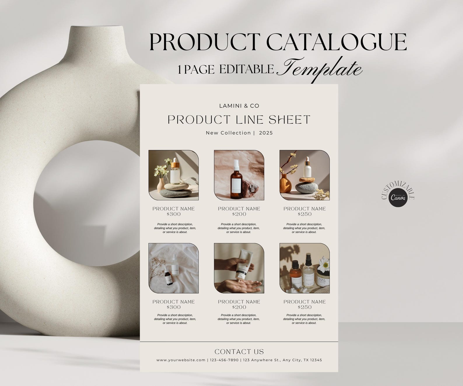 Price List Template, Service Template, Product Catalogue, Marketing ...