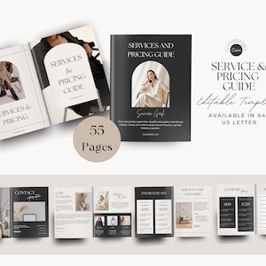 Services & Pricing Guide Client Brochure Template, Portfolio, Course ...