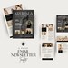 Aesthetic Email Newsletter Canva Template, Minimalist Design (digital ...