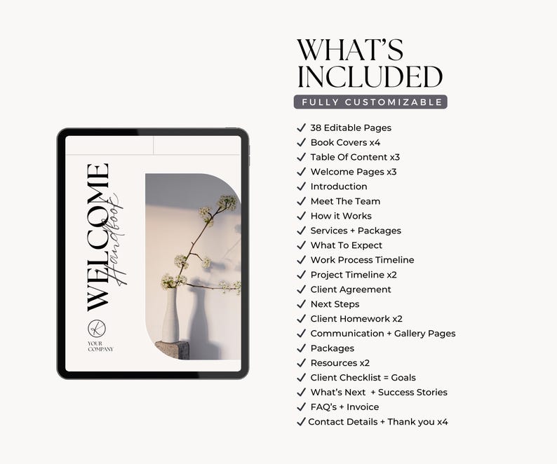 Client Welcome Packet Template, Virtual Assistant Welcome Packet, New ...
