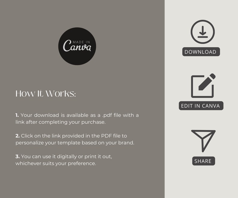 Minimal Brand Strategy Workbook, Canva Workbook, Canva Ebook, Branding ...