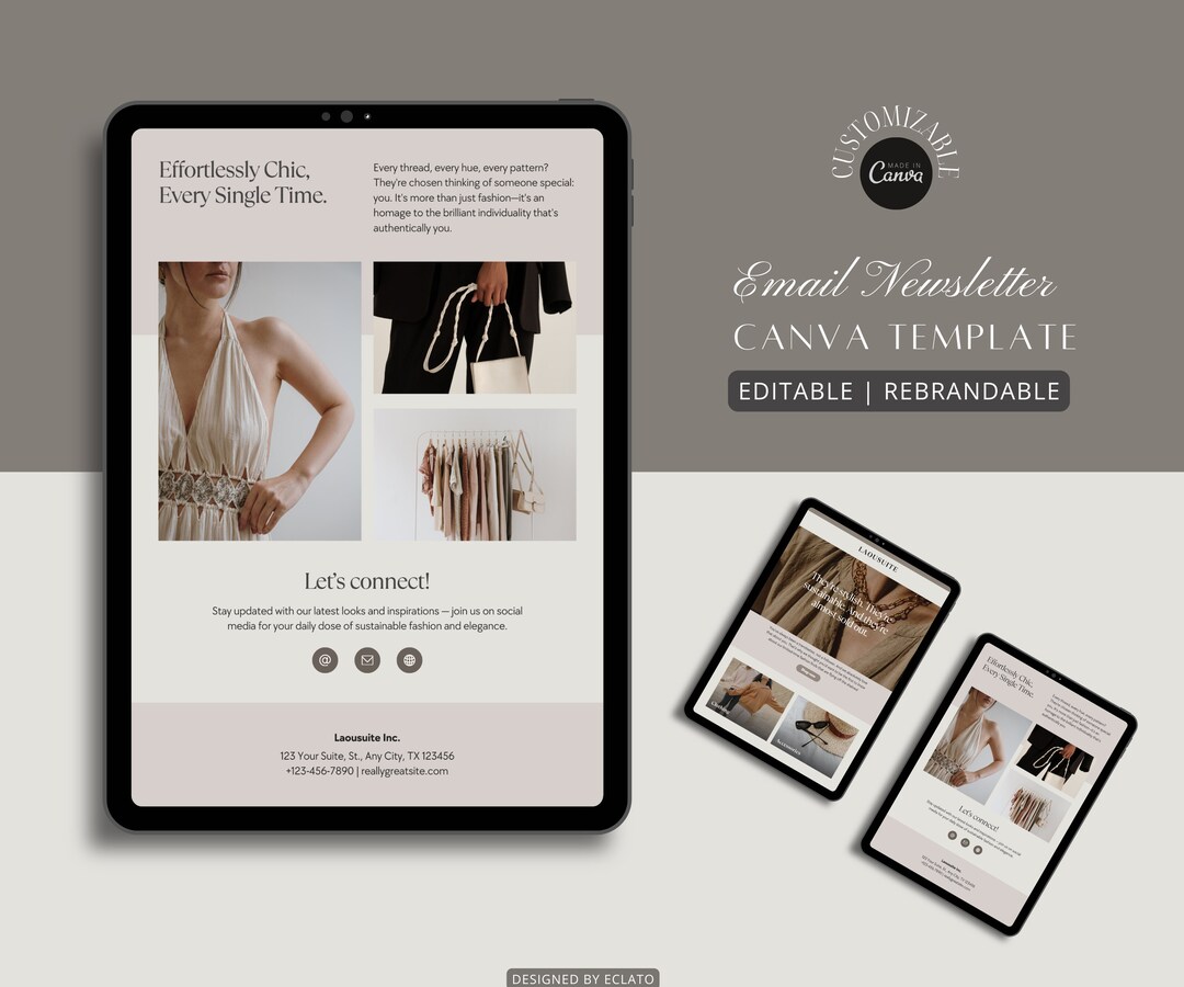 Email Newsletter Template, Course Template, Marketing Template, Sales ...