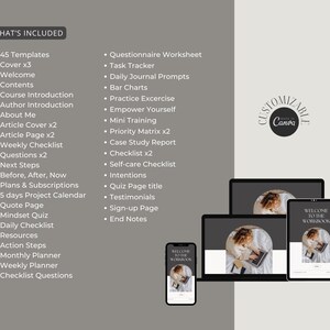 Course Creator Bundle Template, Canva Bundle Template, Coaching ...