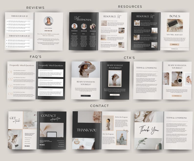 Services & Pricing Template, Client Brochure Template, Portfolio ...
