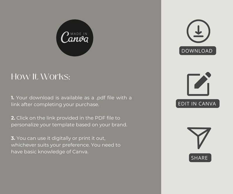 Content Creator Brand Book, Social Media Canva Template, Brand ...