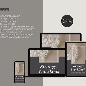 Brand Strategy Workbook, Canva Workbook, Canva Ebook, Branding Guide ...