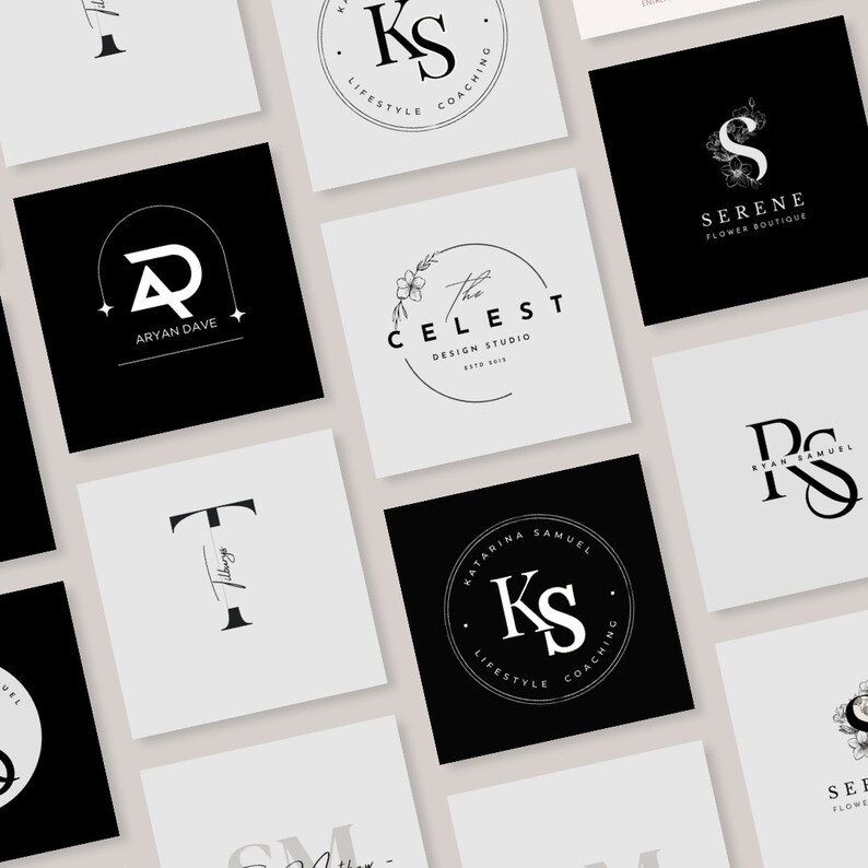 Logo Design, Canva Template Editable Logo, Business Logo, Professional ...
