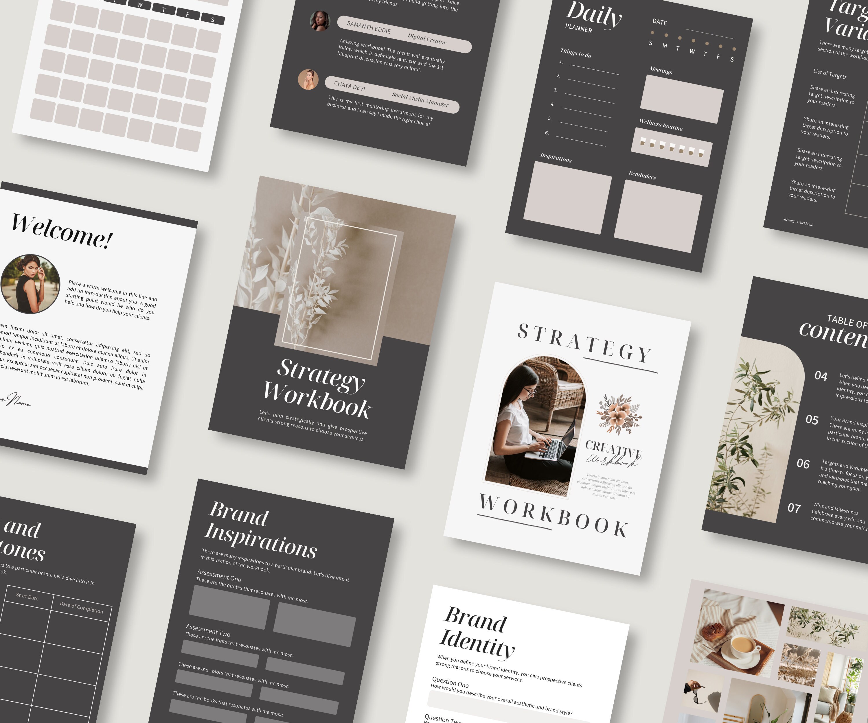 Brand Strategy Workbook, Canva Workbook, Canva Ebook, Branding Guide ...