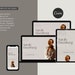 Portfolio Website Template Canva Template Website Canva Template ...