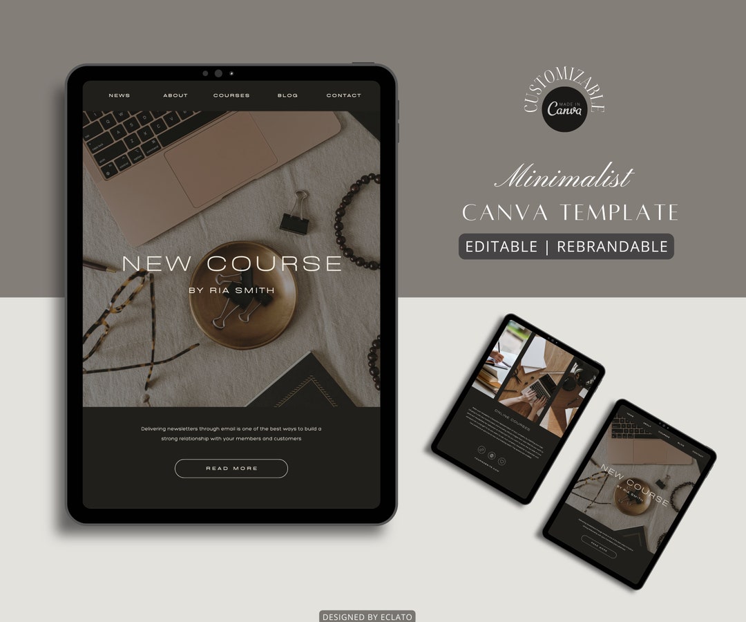 Email Newsletter Template, Course Template, Marketing Template, Sales ...