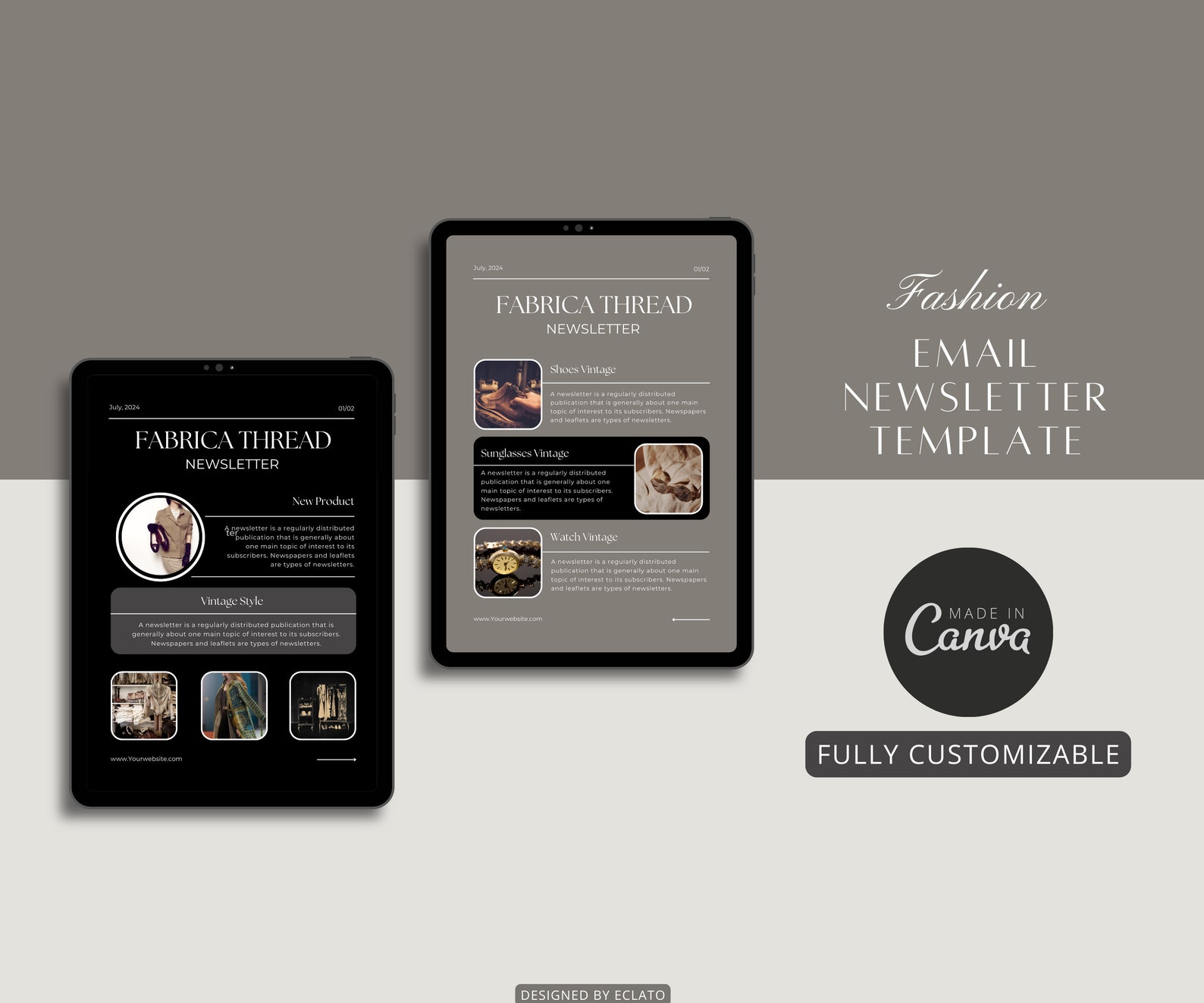 Email Newsletter Template, Canva Course Template, Marketing Template ...