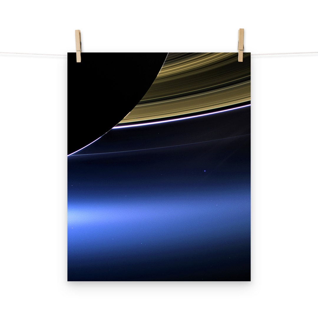 The Day the Earth Smiled by NASA Cassini Matte Poster - Etsy