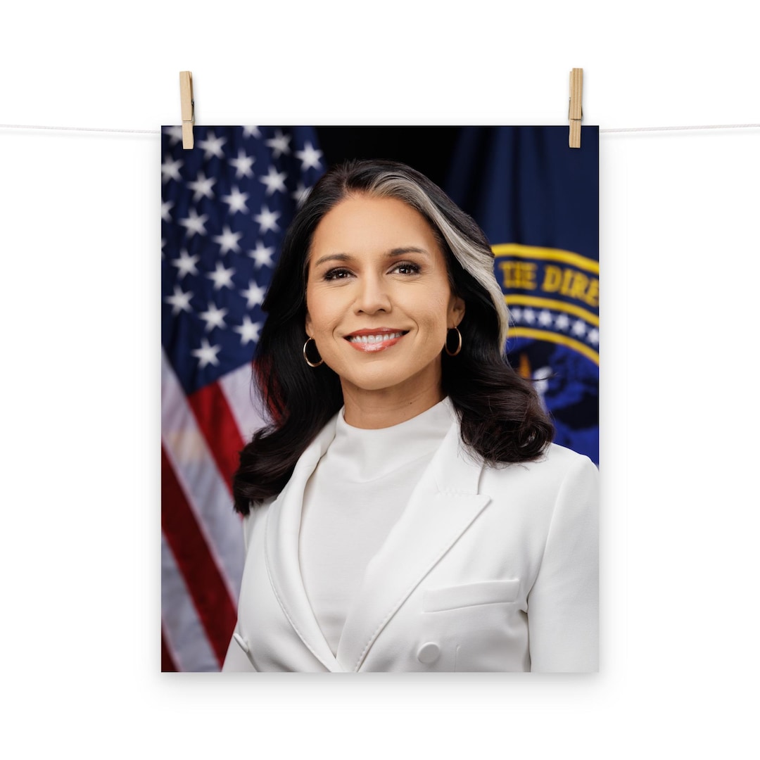 Tulsi Gabbard Official Portrait Matte Poster - Etsy