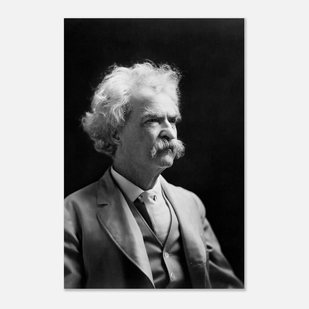Mark Twain Matte Poster - Etsy