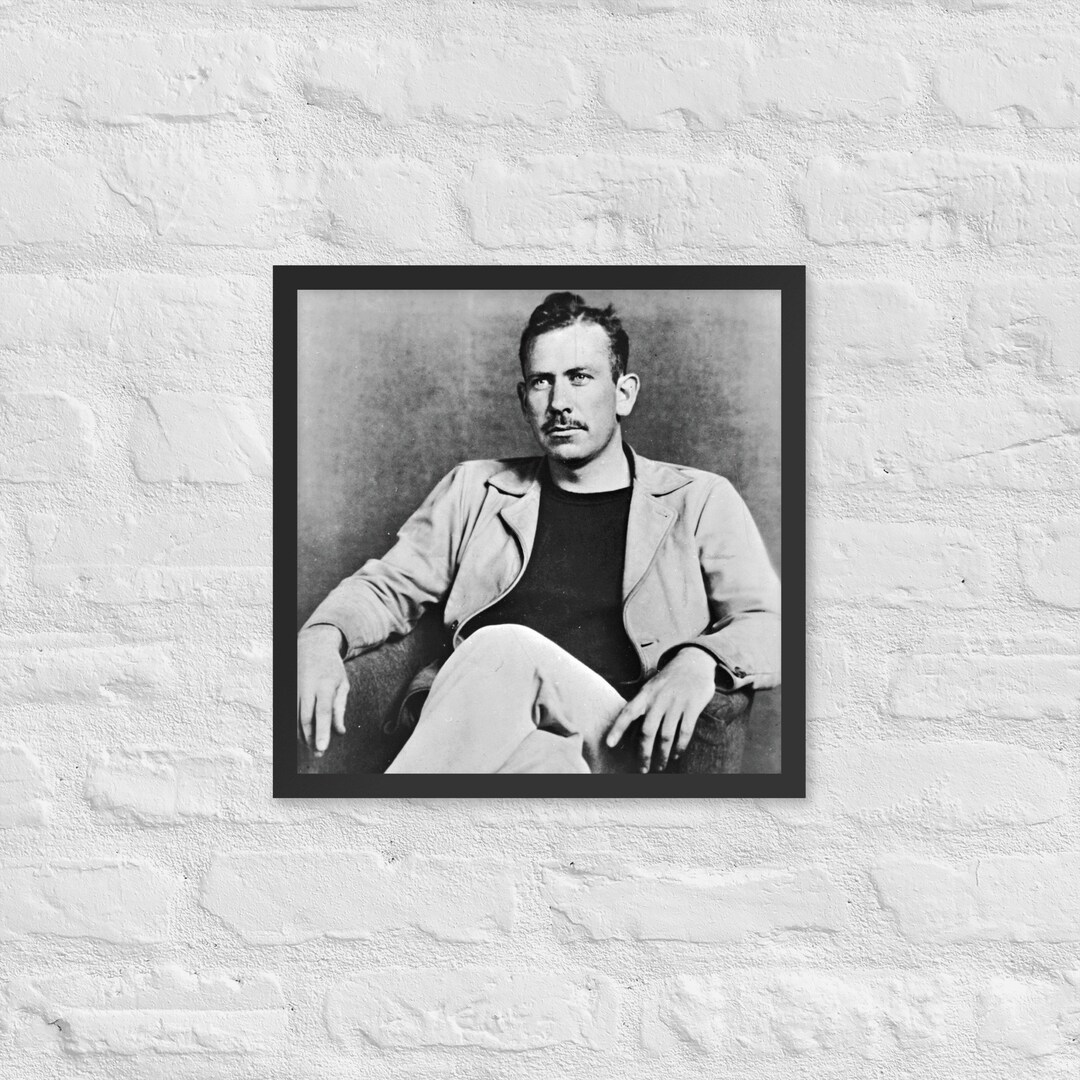 John Steinbeck Framed Poster - Etsy