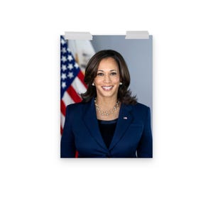Kamala Harris Official Portrait Matte Poster - Etsy