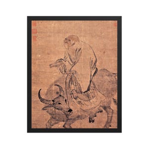 Lao Tzu, Taoist Art Framed Poster - Etsy