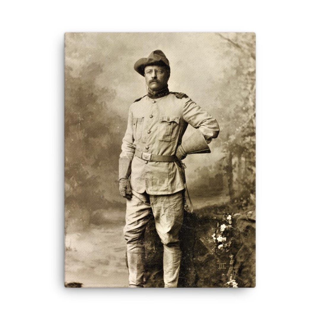 Colonel Theodore Roosevelt Canvas - Etsy