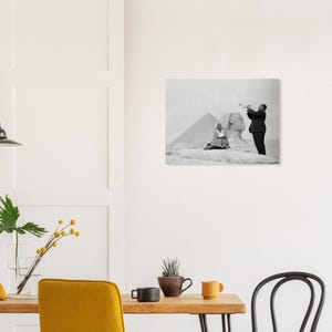 Louis Armstrong and Wife at the Sphinx 1961 Matte Poster - Etsy