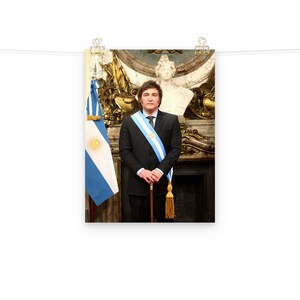 Javier Milei Official Portrait Matte Poster - Etsy
