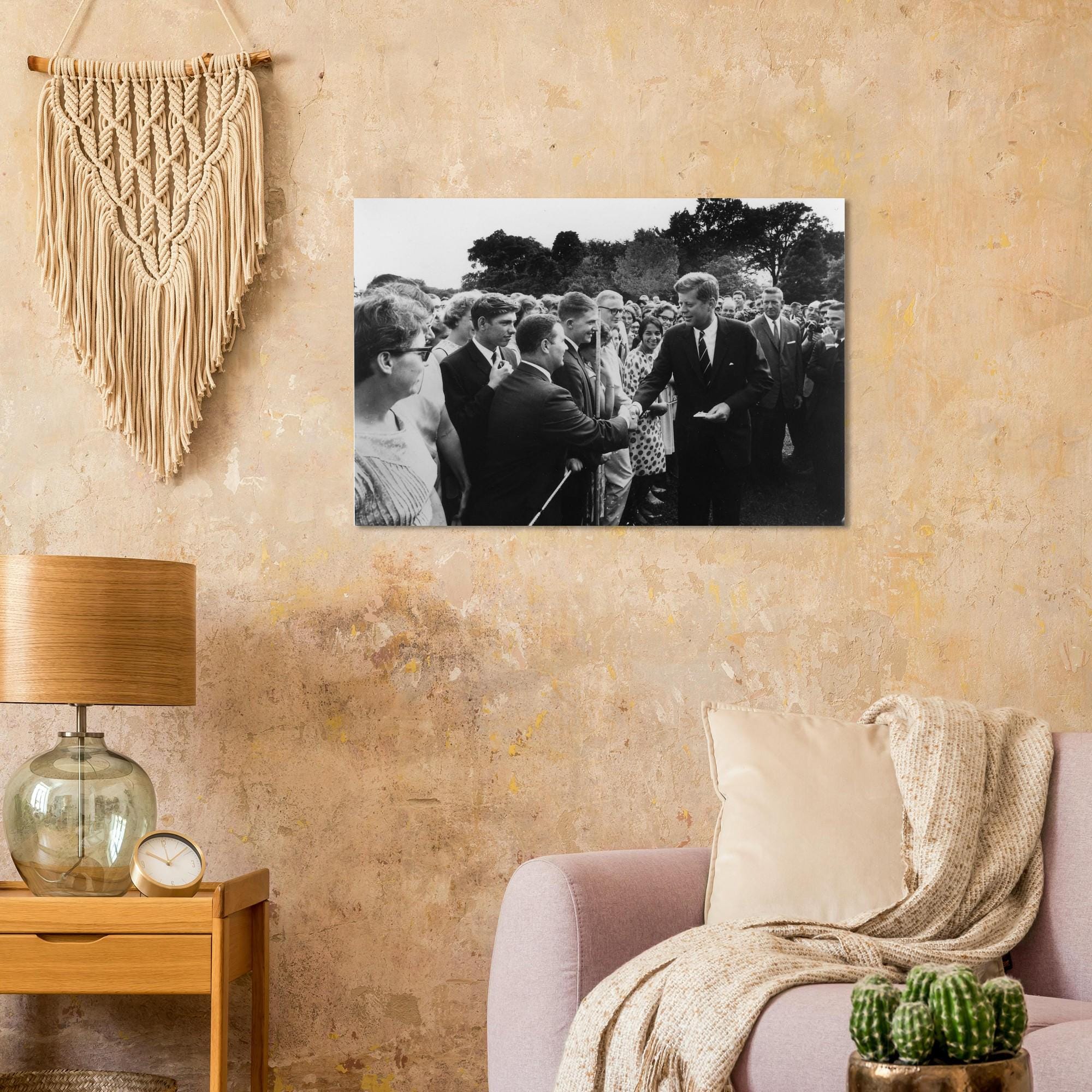 John F. Kennedy Greets Peace Corps Volunteers Matte Poster - Etsy