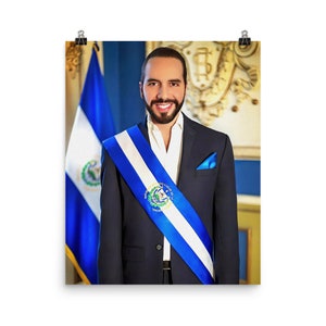 Nayib Bukele Official Portrait Matte Poster - Etsy