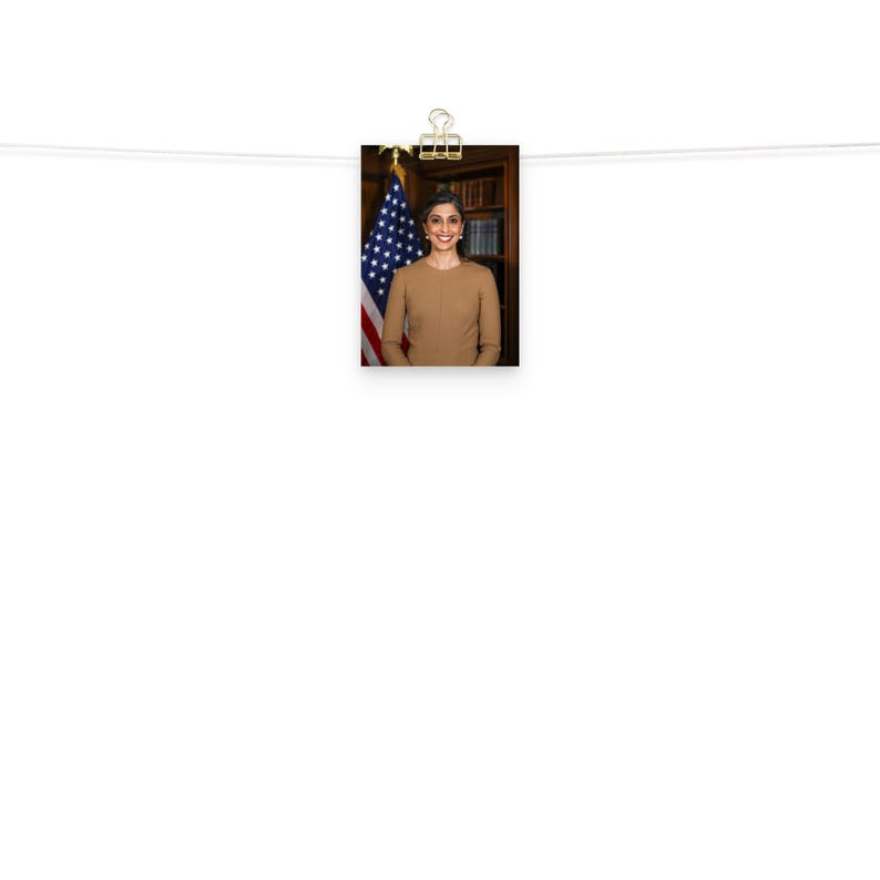 Second Lady Usha Vance Official Portrait 2025 Luster Photo Poster - Etsy