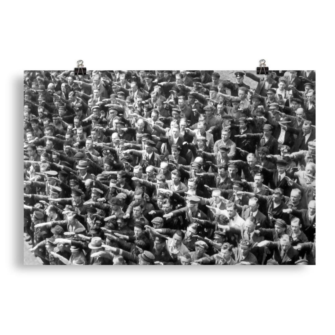 August Landmesser, Man Who Refused to Salute Hitler Matte Poster - Etsy