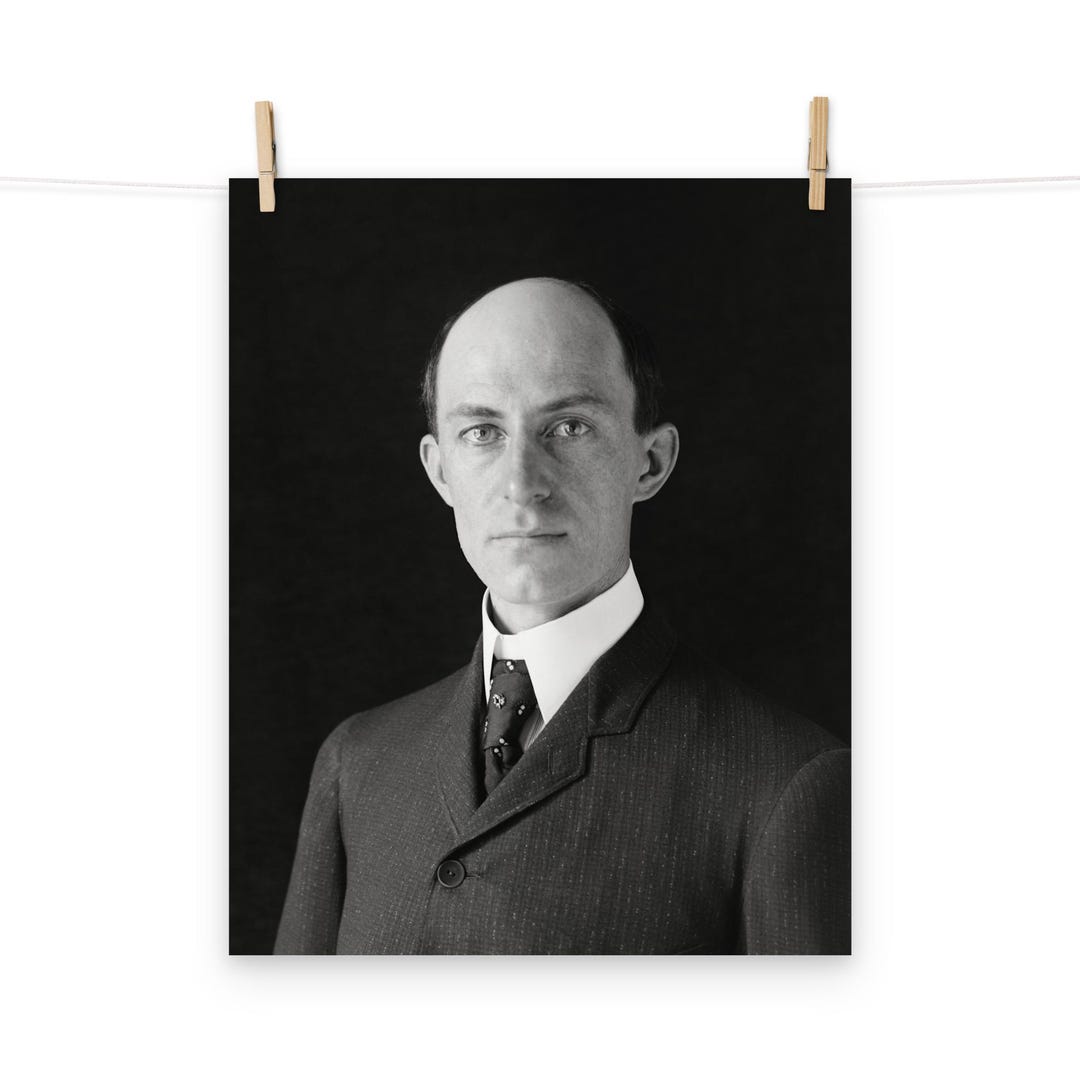 Wilbur Wright Matte Poster - Etsy