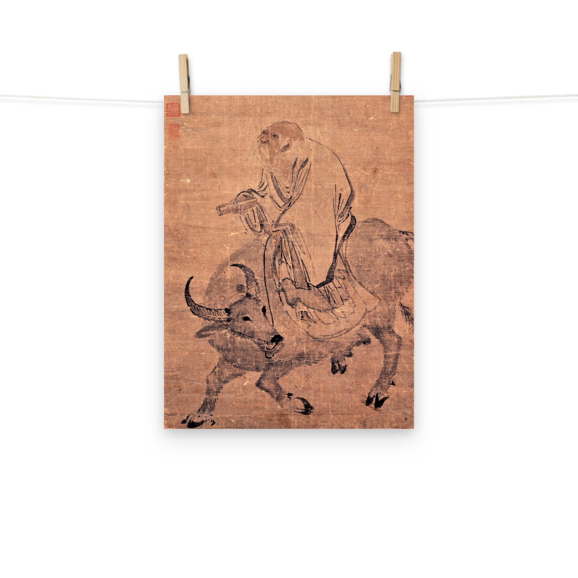 Lao Tzu, Taoist Art Matte Poster - Etsy
