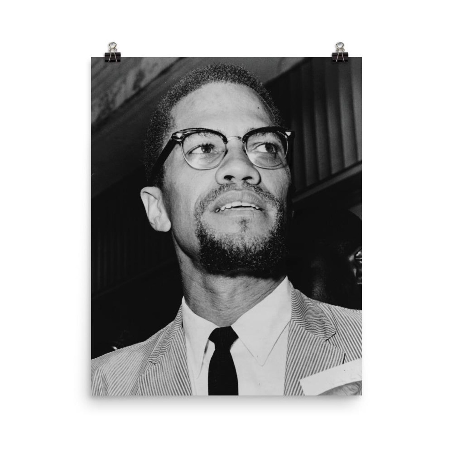 Malcolm X Matte Poster - Etsy