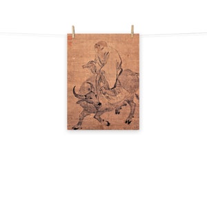Lao Tzu, Taoist Art Matte Poster - Etsy