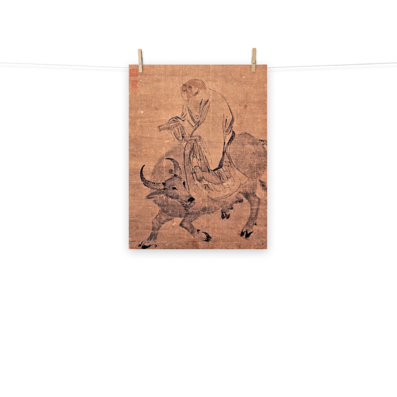 Lao Tzu, Taoist Art Matte Poster - Etsy