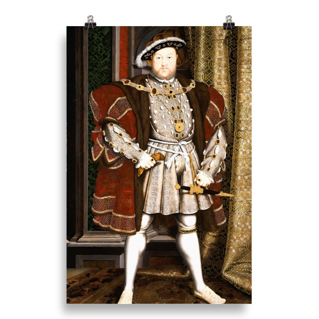 King Henry VIII of England Matte Poster - Etsy
