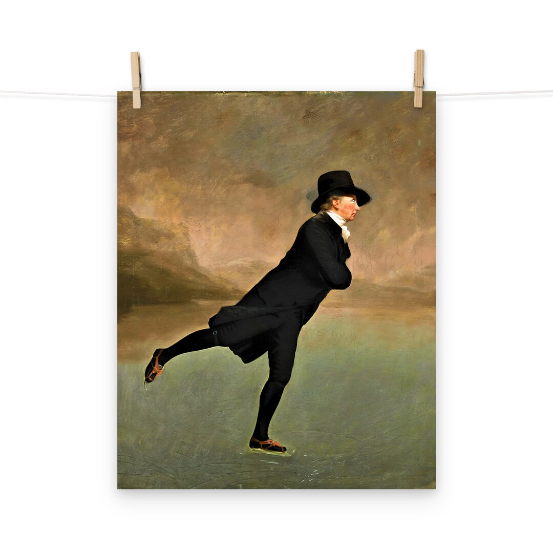 The Skating Minister by Henry Raeburn Matte Poster - Etsy