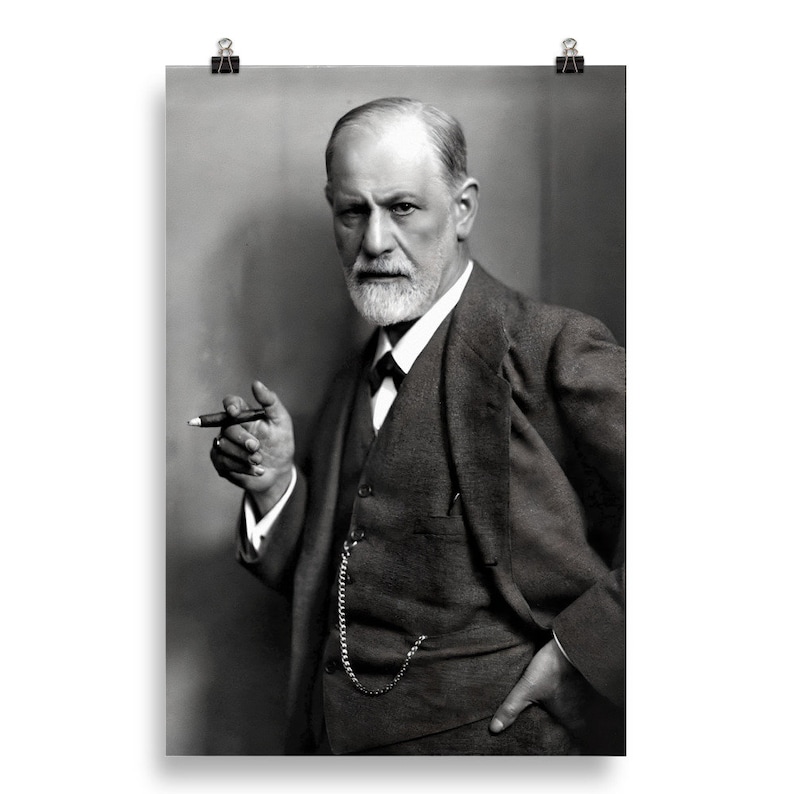 Sigmund Freud Matte Poster - Etsy