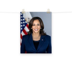 Kamala Harris Official Portrait Matte Poster - Etsy