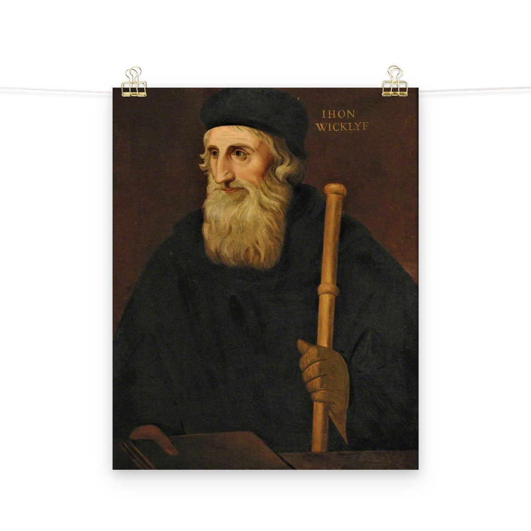 John Wycliffe Matte Poster - Etsy