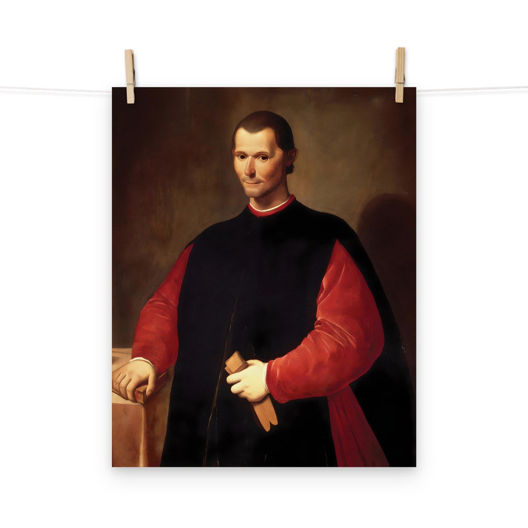 Niccolo Machiavelli by Santi Di Tito Matte Poster - Etsy