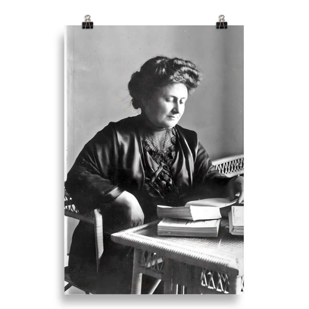 Maria Montessori Matte Poster - Etsy