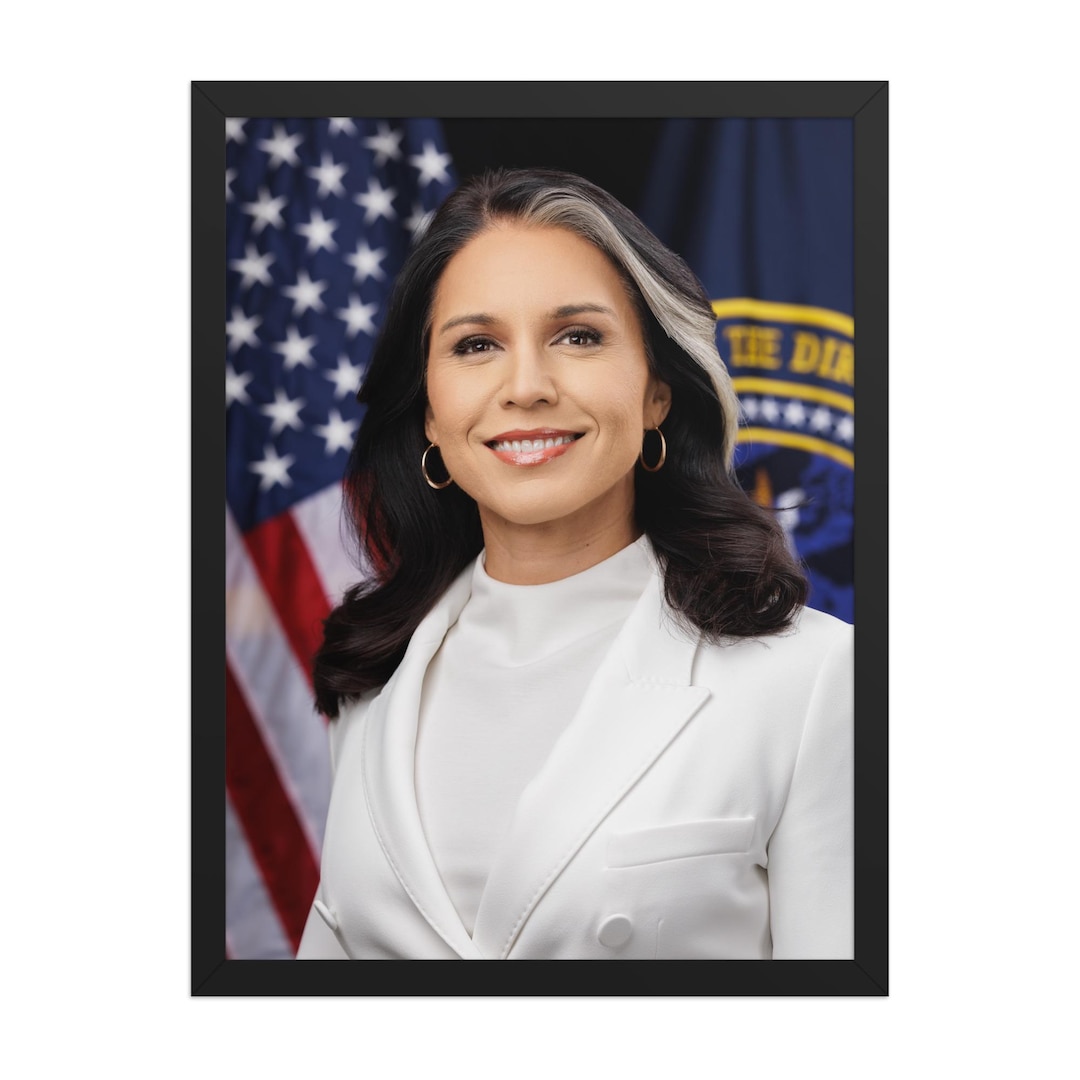 Tulsi Gabbard Official Portrait Framed Poster - Etsy