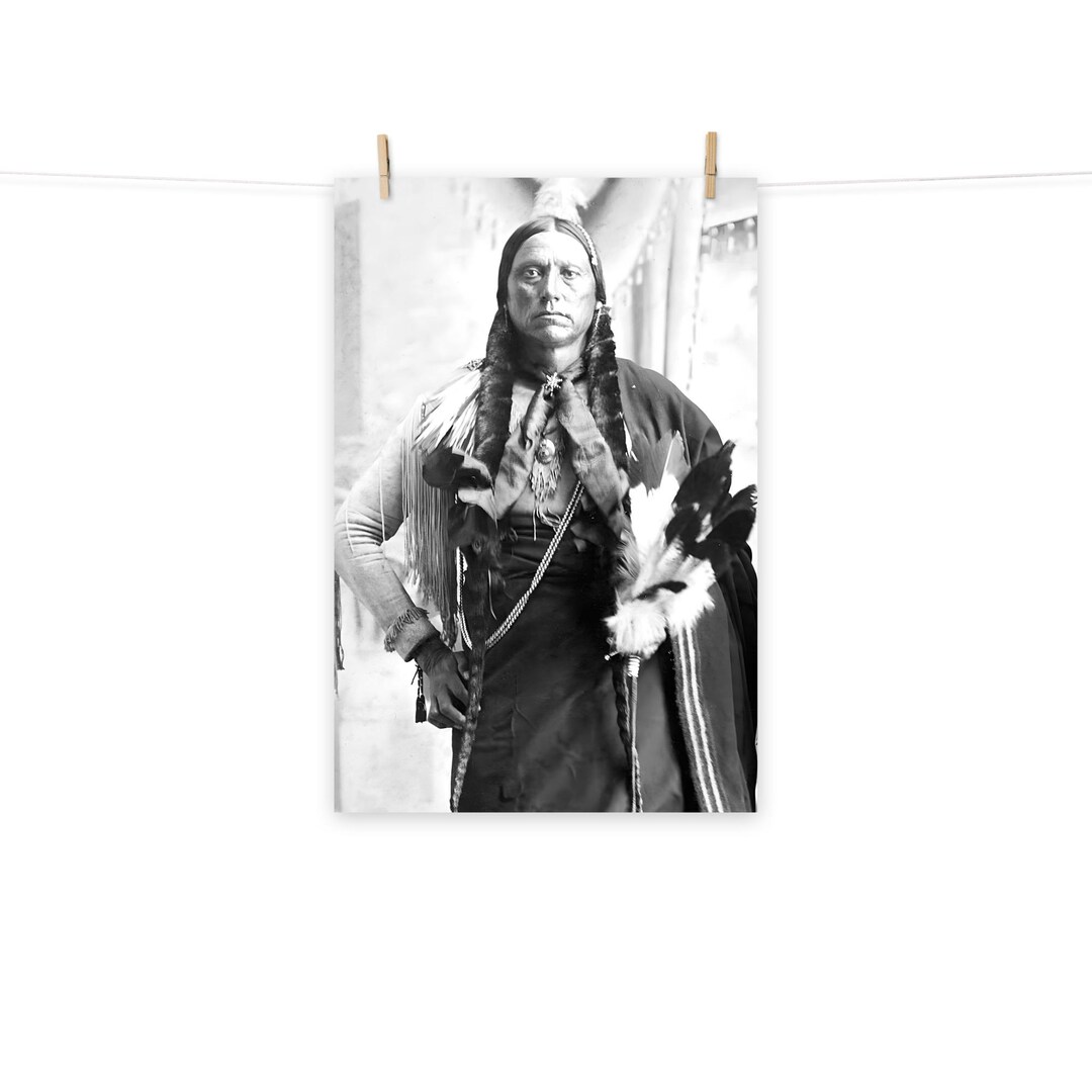 Chief Quanah Parker (comanche Nation) Matte Poster - Etsy