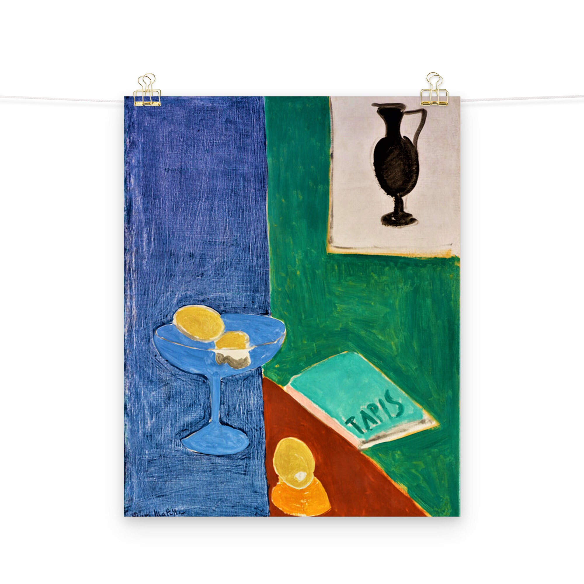 Still Life With Lemons by Henri Matisse Matte Poster - Etsy