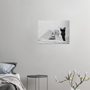 Louis Armstrong and Wife at the Sphinx 1961 Matte Poster - Etsy