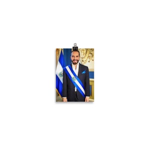 Nayib Bukele Official Portrait Matte Poster - Etsy