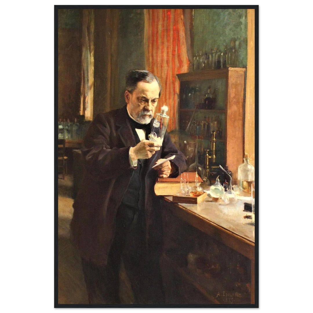 Louis Pasteur Framed Poster - Etsy