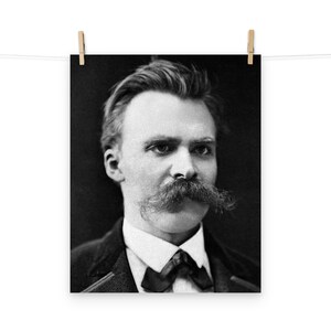 Friedrich Nietzsche Portrait Matte Poster - Etsy