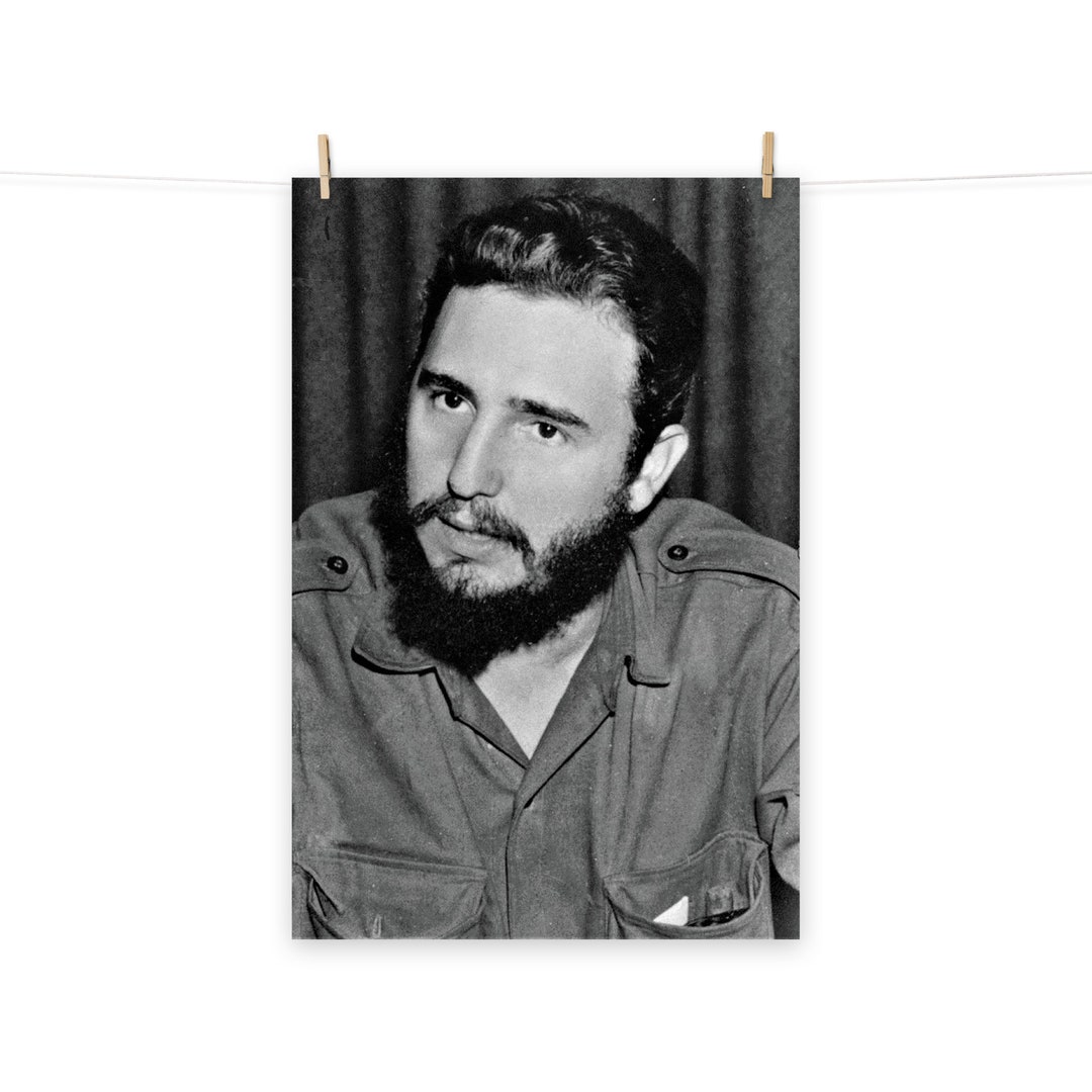 Fidel Castro Matte Poster - Etsy