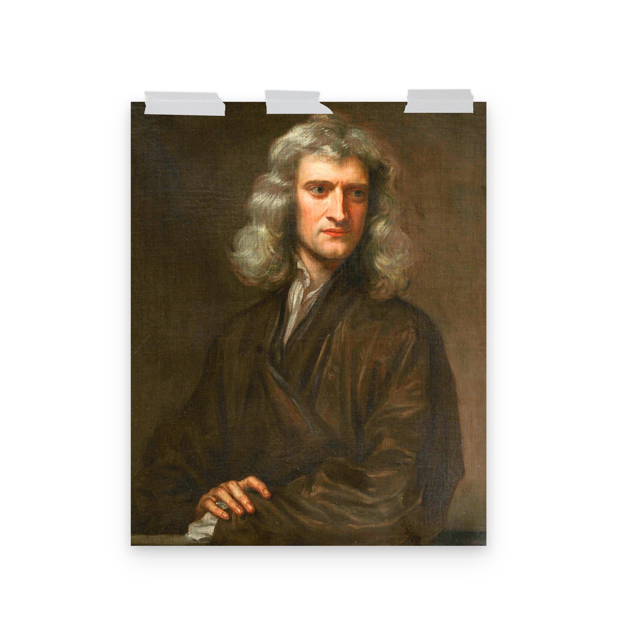 Sir Isaac Newton Matte Poster - Etsy