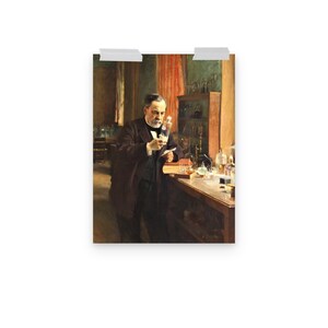 Louis Pasteur Matte Poster - Etsy